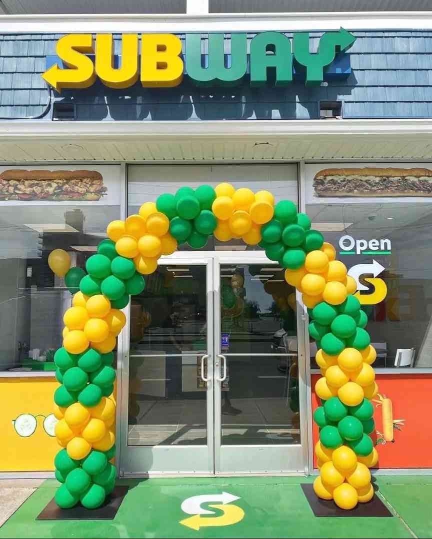 New Shop Opening Inauguration Balloon Decoration Entry Arch for the Ga ...